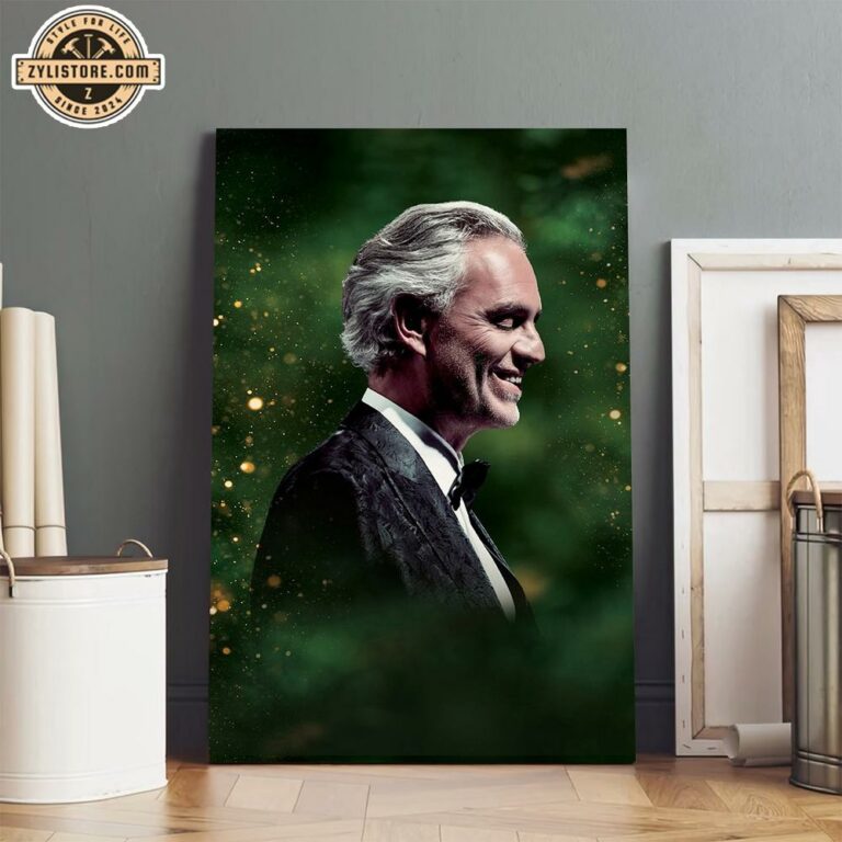 Andrea Bocelli Music Tour 2025 Poster Canvas