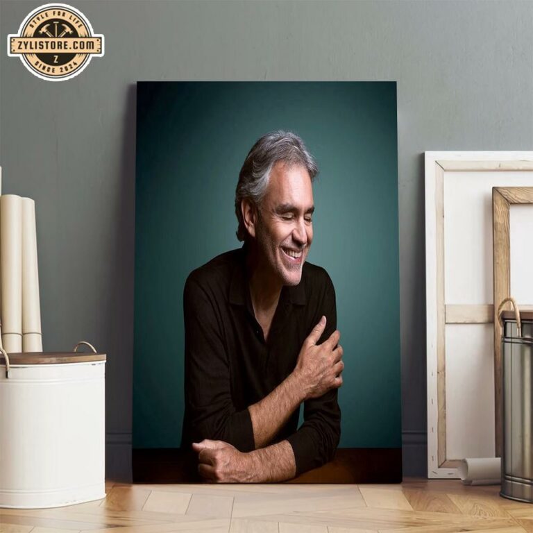 Andrea Bocelli Music Tour 2025 Poster Canvas