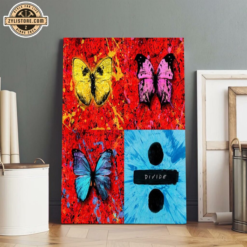 Ed Sheeran European Tour In 2025 Music Poster Canvas