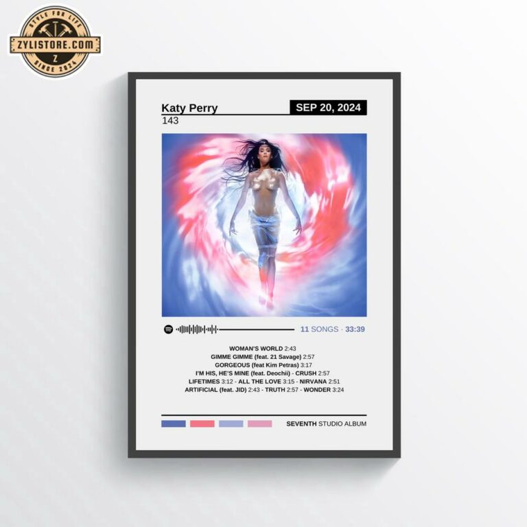 Katy Perry Music Tour 2025 Poster Canvas