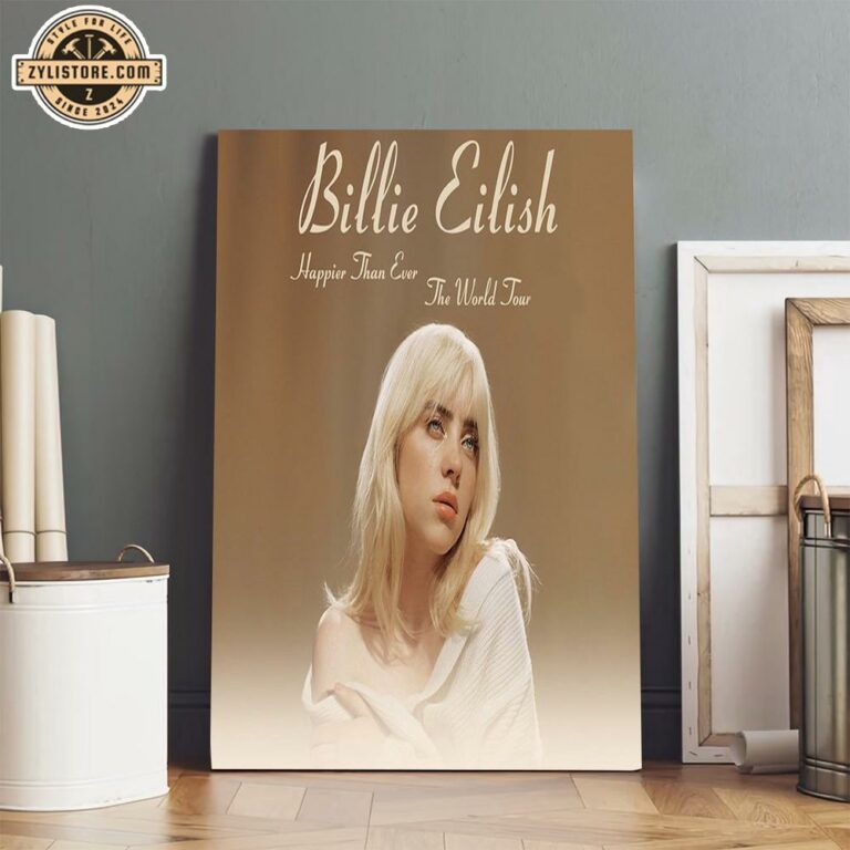 Billie Eilish 2025 Calendar Music Tour Poster Canvas