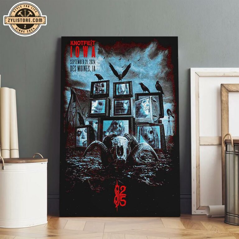 Slipknot Knotfest Australia 2025 Poster Canvas